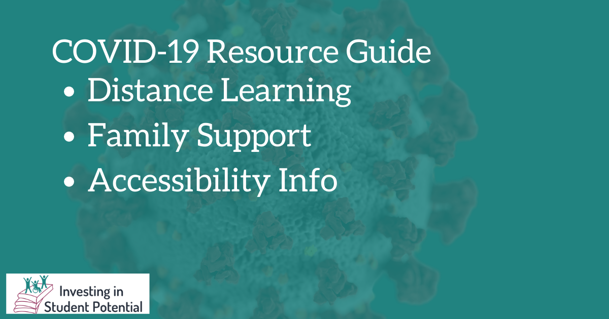 COVID-19 Special Education Resources - Investing in Student Potential