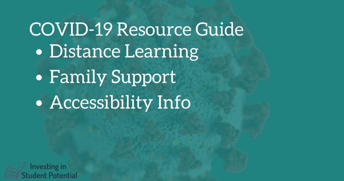 COVID-19 Special Education Resources - Investing in Student Potential